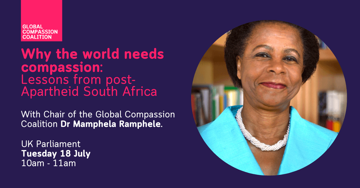 Register for Mamphela event - Global Compassion Coalition