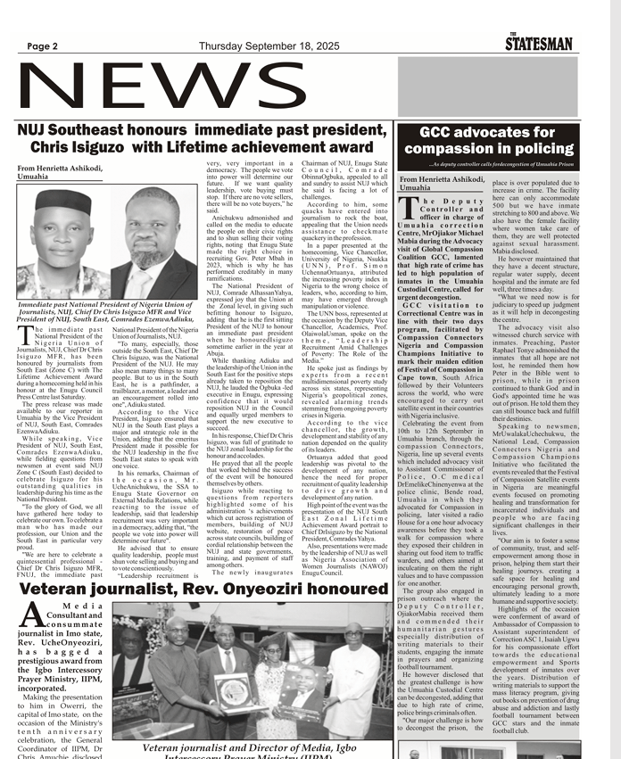 Nigerian Connectors Make Headlines Advocating for Compassionate ...